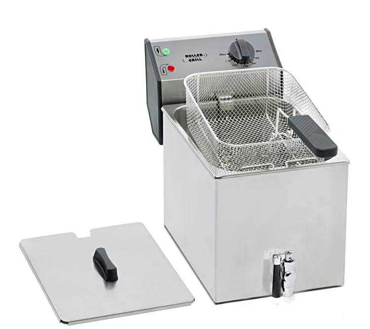 Roller Grill ELECTRIC COUNTER TOP SINGLE TANK FRYER REF: FD 80 R ...